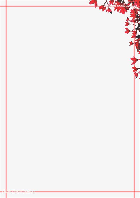 Printable Pretty Paper Borders