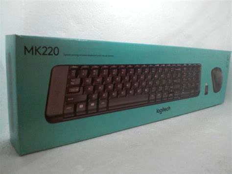 Promo Logitech Mk220 Space Saving Wireless Keyboard And Mouse Combo Diskon 17 Di Seller