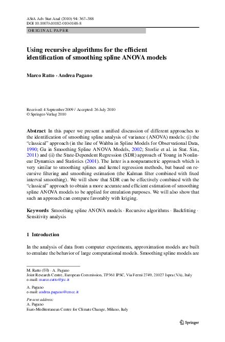 pdf using recursive algorithms for the efficient identification of