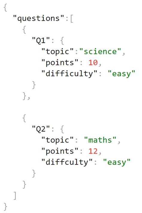 Solved Consider I Have Json File That Contains This Is