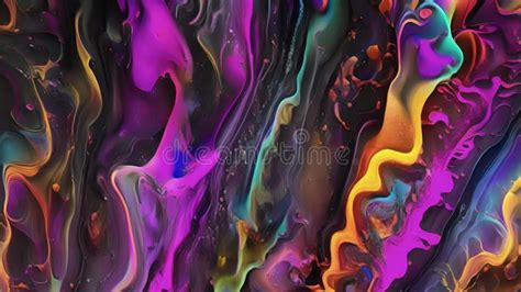 A Vibrant Image Of Myelinated Axons In Different Shades Representing Their Varying Levels Of