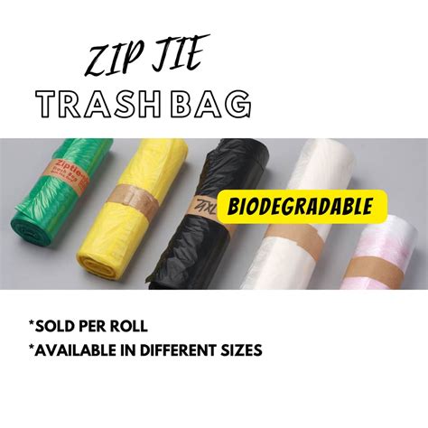 Zip Tie Thrift Trash Bags Hdpe Trash Bag With 4 Flap Tie
