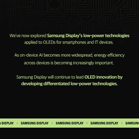 brighter screens lower power exploring samsung display s low power