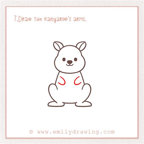 How To Draw A Kangaroo Emily Drawing