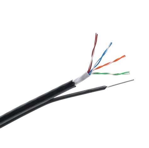 Витая пара сетевой кабель для наружных работ с проволокой Уличный Utp кабель для интернета Id