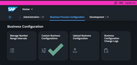 custom business configuration sapdev eu