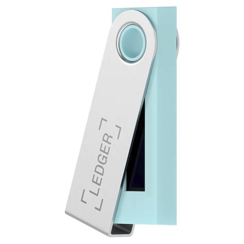 Аппаратный криптокошелек Ledger Nano S голубой