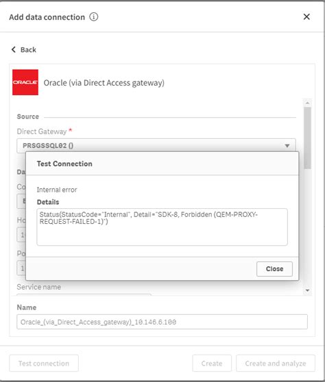 Solved Oracle Connection Qdt Direct Access Qlik Community 2038994