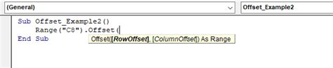 Offset Vba In Microsoft Excel Tpoint Tech