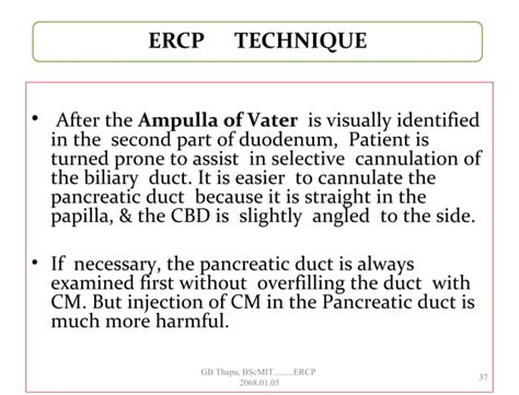 ERCP PROCEDURE PPT