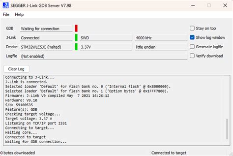 Solved Jlink Gdb Server Can Not Run In Stm32cubeide For S Stmicroelectronics Community