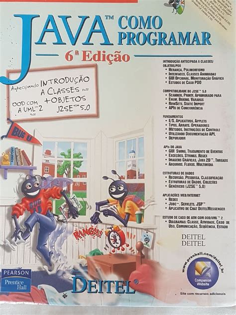 livro de java como programar 6 edição livro pearson usado 40854641