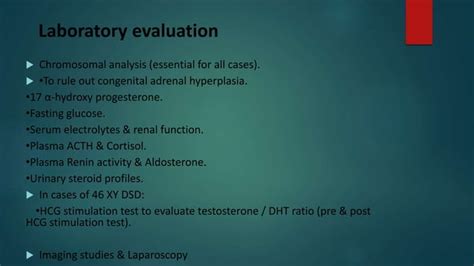 Disorders Of Sex Differentation Pptx