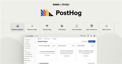 Posthog Ui Ux Design Saas Application Design Saas Ui