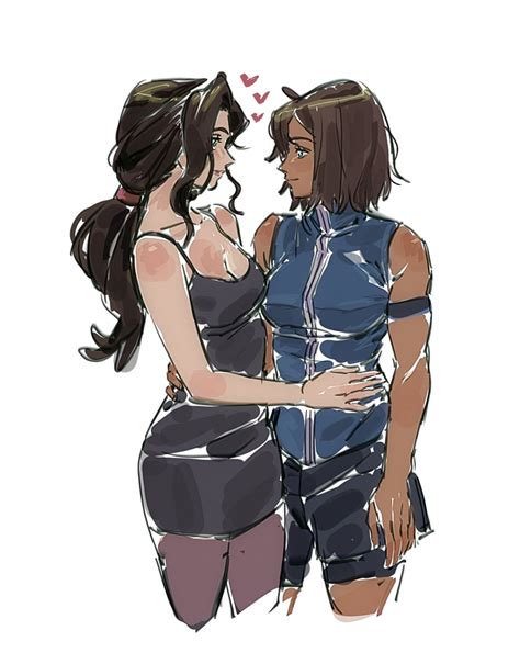 Korra And Asami Sato Avatar Legends And 1 More Drawn By Beerenfuchs
