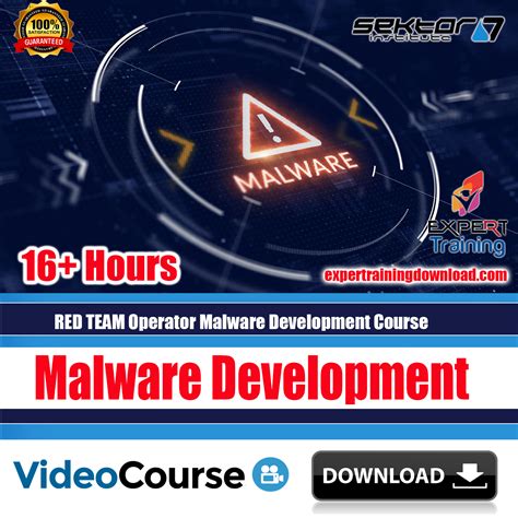 Red Team Operator Malware Development Intermediate Course Expert Training