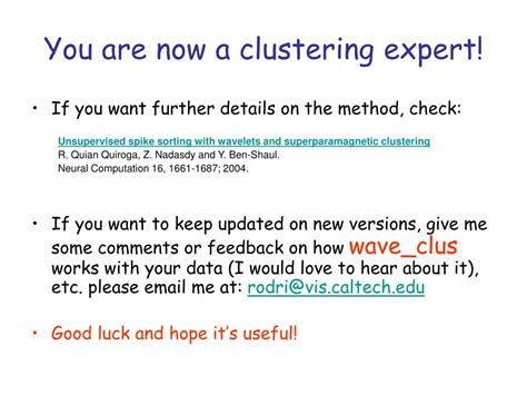 Ppt Spike Sorting Tutorial Powerpoint Presentation Free Download