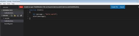 Javascript Unable To Open File In VSCode Simple Compile Error Also Stack Overflow