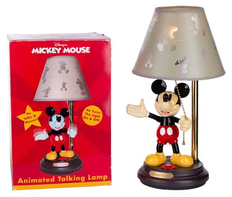 A Mickey Mouse Talking Lamp