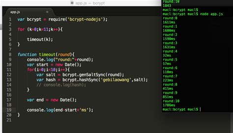Nodejs Bcrypt加密密码计算强度代表什么意思 Segmentfault 思否