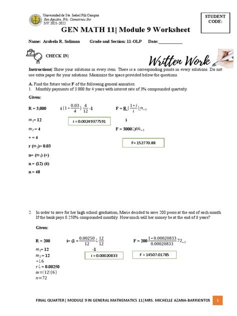 gen math mod 9 pdf economies personal finance