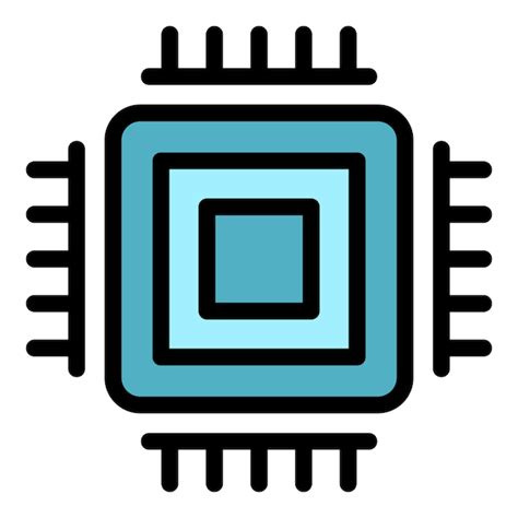 Premium Vector Customer Data Processor Icon Outline Customer Data Processor Vector Icon Color