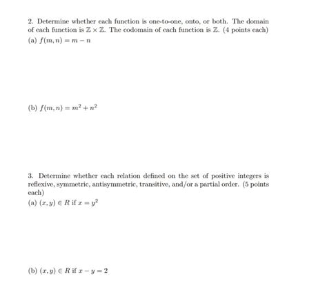 Solved Determine Whether The Given Relation Is An Chegg