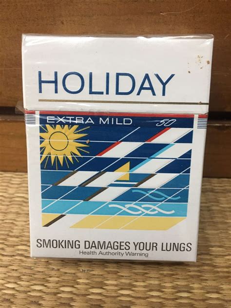 Holiday Extra Mild 50 Cigarette Hard Pack Made In Australia Danlys