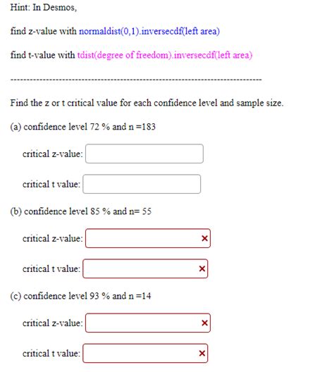 Solved Find Z Value With Normaldist 01inversecdfleft