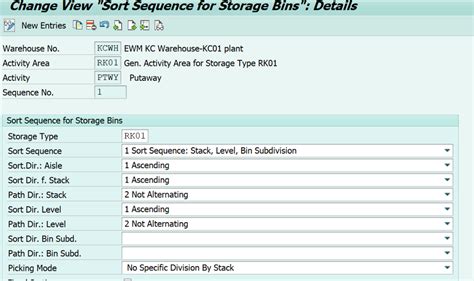 Activity Area In Extended Warehouse Management Sap Community
