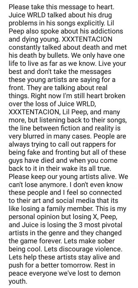 An Important Message Rxxxtentacion