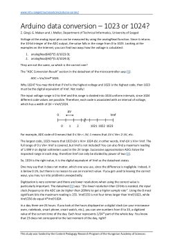 Arduino Data Conversion Or