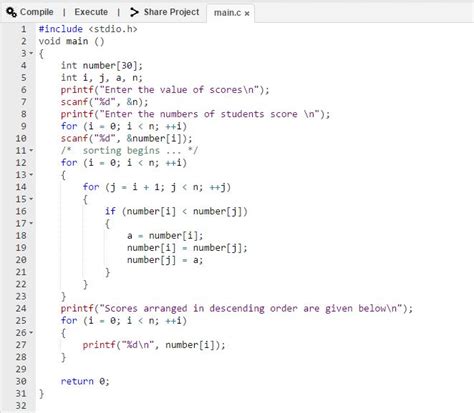Arrays In C Programming Language Create Webquest
