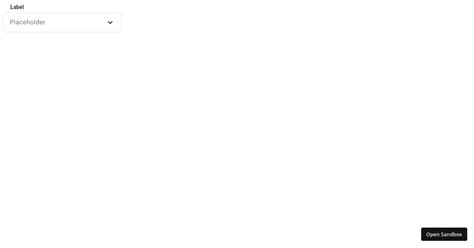 Select Codesandbox