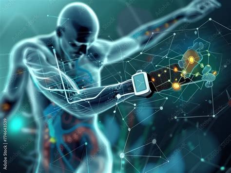 Nanotechnology Biosensors And Disease Monitoring Illustrate A Scenario