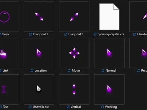 Cursors Night Diamond V30 Red Ruby On Windows Download On
