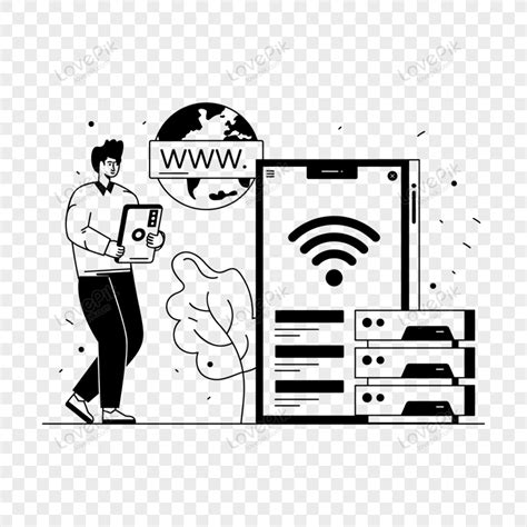 호스팅 된 응용 프로그램 벡터 일러스트 레이 션 Png 일러스트 무료 다운로드 Lovepik