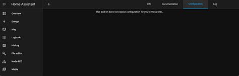 This Add On Does Not Expose Configuration For You To Mess With Node RED Home Assistant
