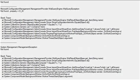 Getting This Error When Importing Drivers Any Thoughts Rsccm