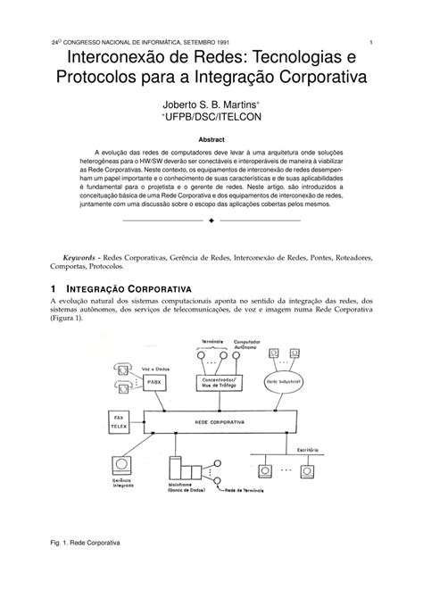 PDF Interconexão de Redes Tecnologias e Protocolos para a Integração Corporativa