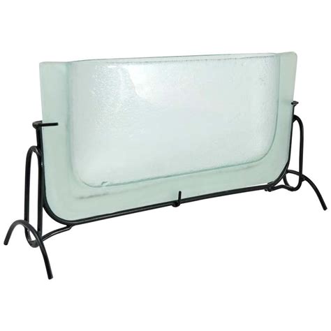 Finnish Glass Artist Vase In Green Mouth Blown Art Glass 1970s For