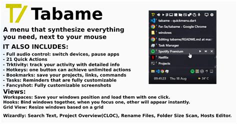 github far se tabame tabame is an alternative to windows taskbar it