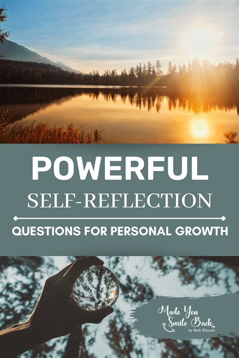 Powerful Self Reflection Questions For Personal Growth