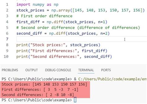 Npdiff In Numpy