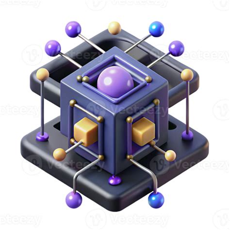 Stunning Modern A Quantum Computer Processing Complex Data Glowing Qubits Suspended In A Dark