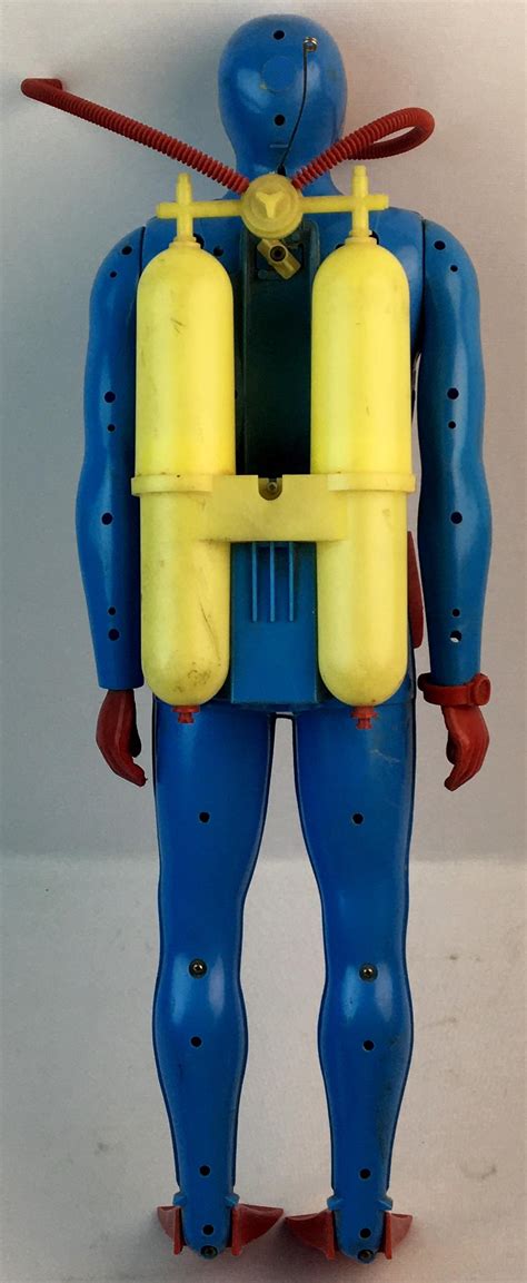 Lot Vintage 1960s Remco Frogman Us Navy Commando Scuba Diver