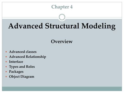 advanced structural modeling pptx programming languages computing
