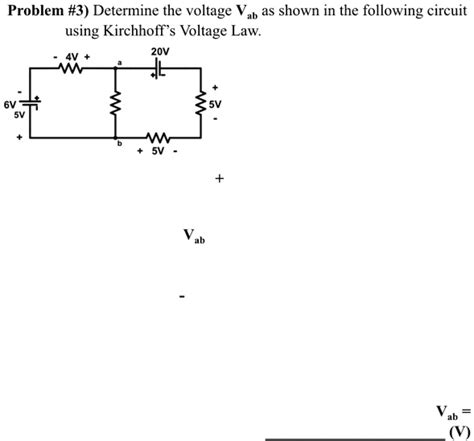 solved problem 3 determine the voltage va as shown in the following