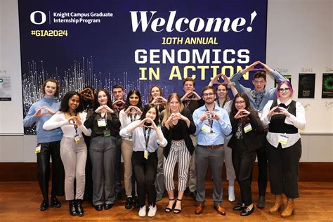 Genomics In Action Celebrates Ten Years Of Learning And Growing Uo Knight Campus