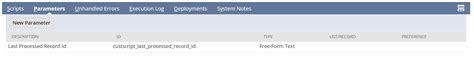 How To Pass Last Processed Record Id To Reschedule A Scheduled Script In Netsuite Stack Overflow